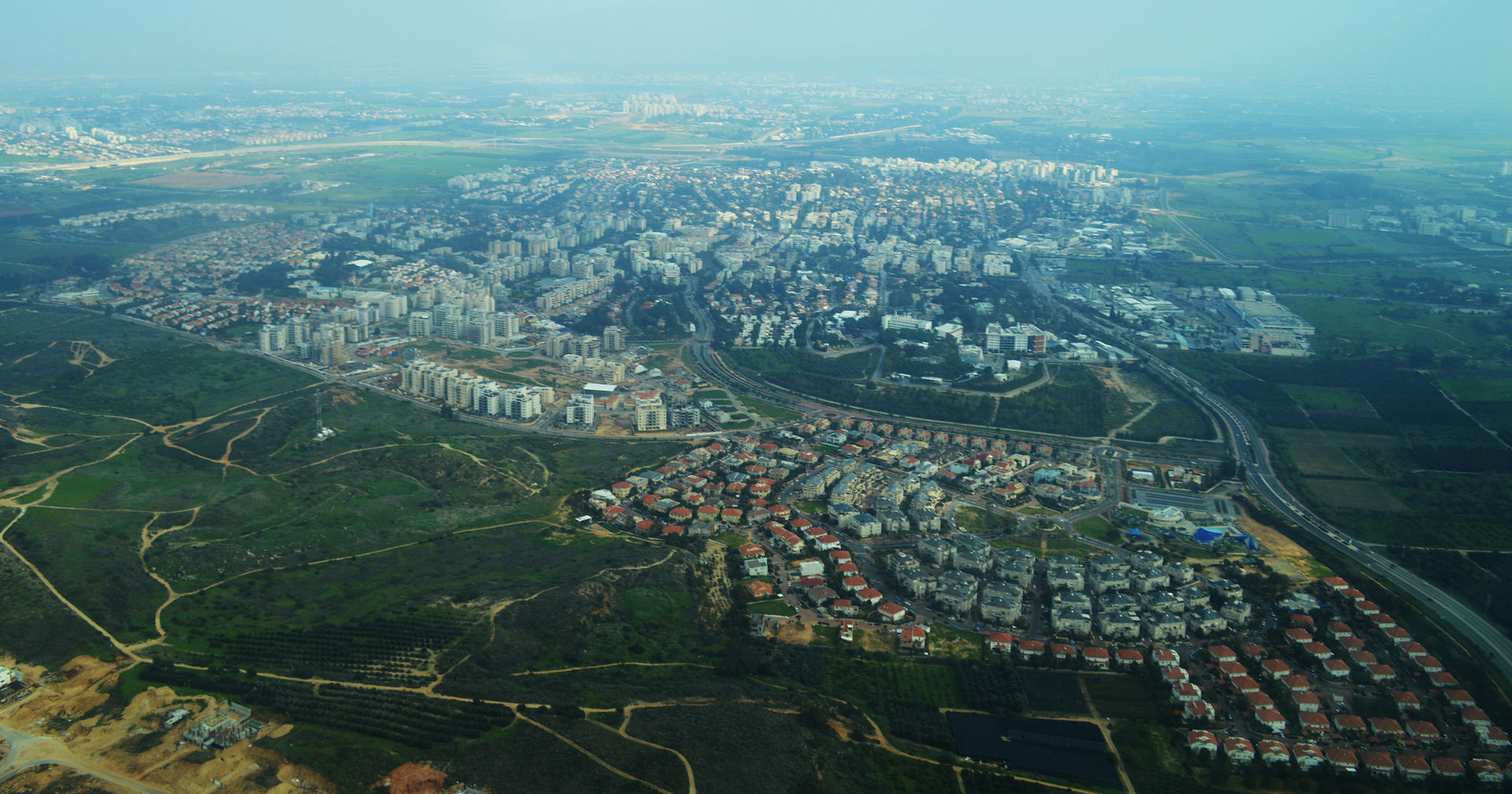 Ness Ziona Aerial_View – Israel